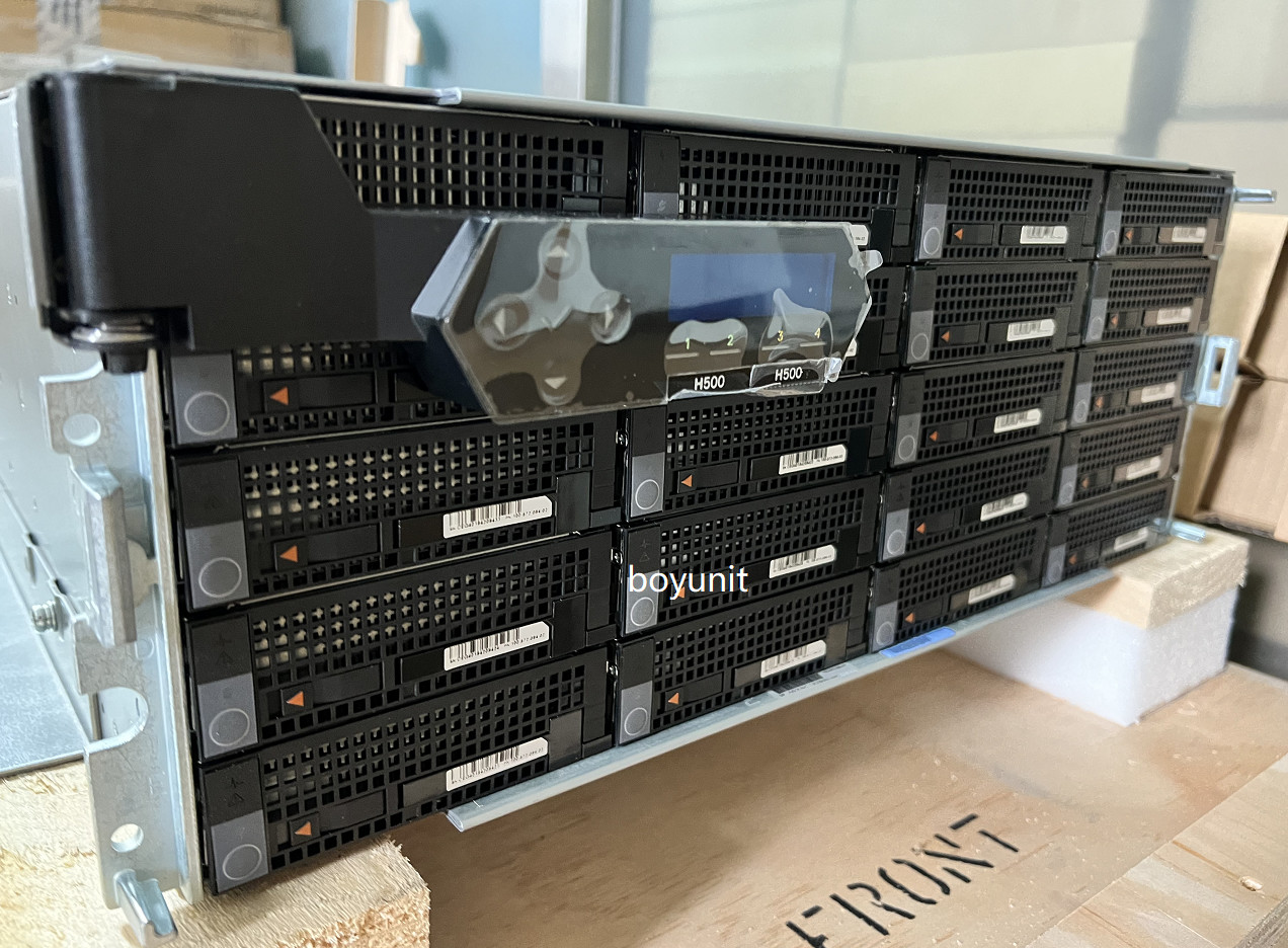 4 नोड कॉन्फ़िगरेशन Dell Emc Isilon H500 15*2TB SATA हार्ड डिस्क 1*1.6tb SSD